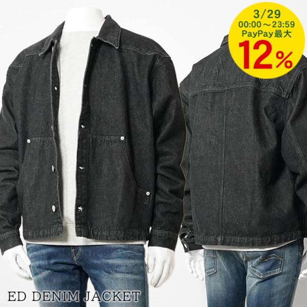 ボーラー BALR. メンズ デニムジャケット ED DENIM JACKET B1389 1020 ブラック JET BLACK アウター ジャケット Gジャン 長袖 ウォッシュ エンボスItem Dataブランド：BALR.（ボーラー）...