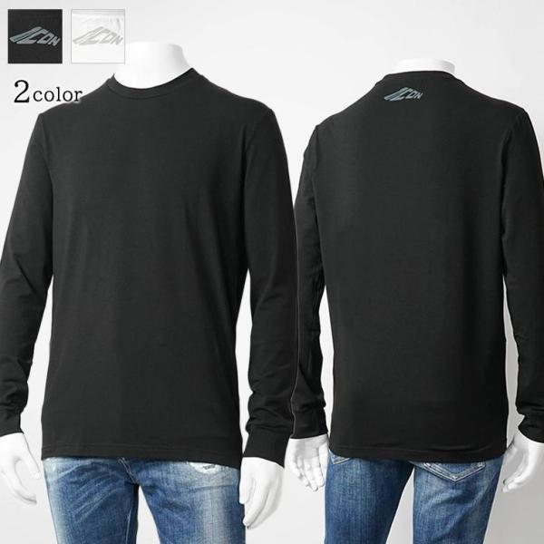 ディースクエアード DSQUARED2 UNDERWEAR ライン メンズ 長袖Tシャツ D9M106000 BLACK ブラック 001 WHITE ホワイト 100 アンダーウェアライン ロンT カットソー クルーネック 長袖 ロゴ ワ...