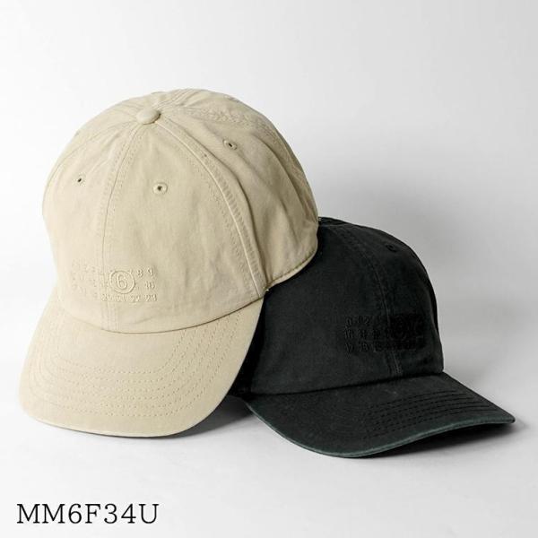 エムエムシックス メゾンマルジェラ MM6 Maison Margiela KIDS キッズ キャップ MM6F34U M60918 MM05S ウォッシュブラック M6900 ウォッシュベージュ M6709 ロゴ ベースボールキャップ 野...