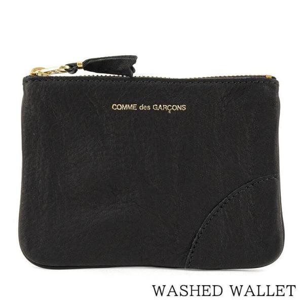 コムデギャルソン COMME des GARCONS メンズ レディース コインケース WASHED WALLET SA8100WW ブラック BLACK ウォレット サイフ 小銭入れ 小物 ウォッシュItem Dataブランド：COMME...