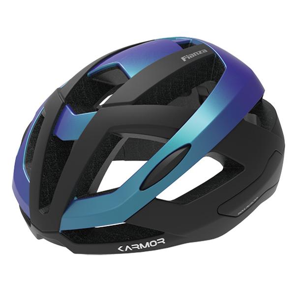 沖縄県への発送に送料無料は適用されません。購入金額に関わらず1,650円（税込）が通常送料に別途加算されます。  KARMORのオールラウンドモデル 頭蓋骨領域で最も衝撃を受けやすい側頭骨を保護するデュアルインパクトシステム「DUAL SH...