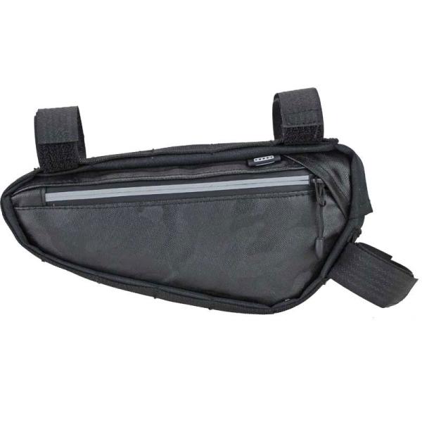 小さめのロードバイクにも取り付けられる、ミニマムサイズのフレームインナーバッグ トップチューブバッグをさかさまにしたような形。スマホや携帯工具、財布やカメラ、予備バッテリーや補給食、自撮り棒やミニ三脚等を入れるのに便利。 トップチューブバッ...