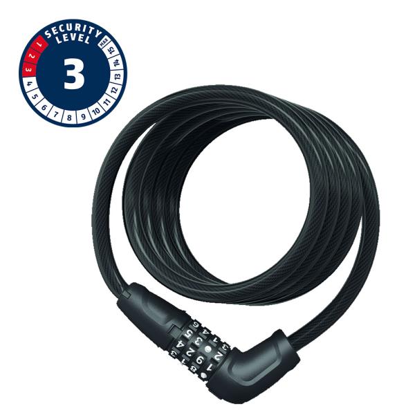 沖縄県への発送に送料無料は適用されません。購入金額に関わらず通常送料に別途加算されます。  直径10mmのステンレスケーブルを採用した全長180cmの使いやすいロック 好きな数字にカスタマイズ可能な4桁ダイヤルロックモデル。  差し込むだけ...