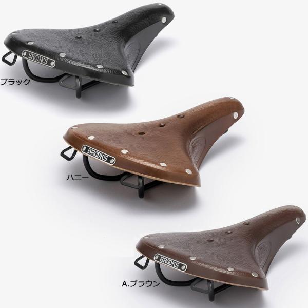 沖縄県への発送に送料無料は適用されません。購入金額に関わらず1,650円（税込）が通常送料に別途加算されます。  象徴的なB66トップをベースにした、よりワイドなこのサドルは、アップライトなシティバイクに最適です。 考え抜かれたデザイン、滑...