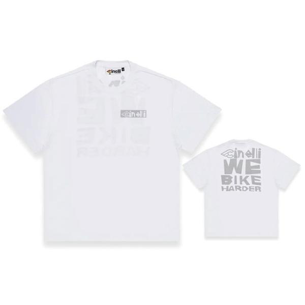 沖縄県への発送に送料無料は適用されません。購入金額に関わらず1,650円（税込）が通常送料に別途加算されます。  チネリ WE-BIKE-HARDER 2023 Tシャツ カラー：ホワイト Made in Italy 商品のカラー・サイズに...
