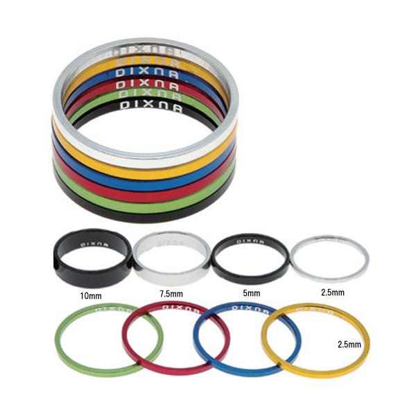 ※沖縄県への発送に送料無料は適用されません。購入金額に関わらず通常送料に別途加算されます。・ステムのフォークコラム取付け部分の外径にフィットする32.5mmのスペーサー。 ・スマートに取付けられ、2.5mmのカラーモデルは、ワンポイントで自...