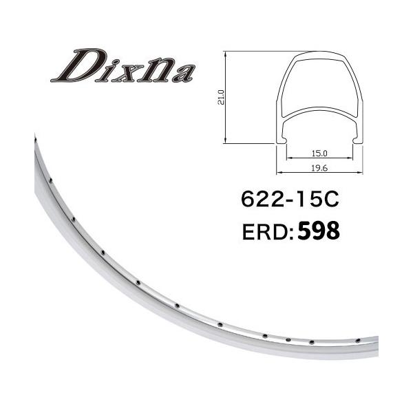 700c用リムブレーキ対応アルミリム クリンチャー対応（チューブレスレディ非対応） リムブレーキ/ディスクブレーキ対応　アルミリム リムハイト：21mm リム幅（外-外）：19.6mm リム幅（内-内）：15mm ホール数：32h ERD：...