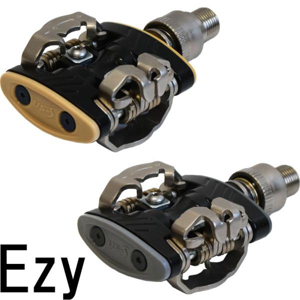工具なしでペダルを簡単脱着が可能なEzy仕様。輪行や車載に便利です。 DAVOSと三ヶ島ペダルのコラボした別注モデル 「US-S DAVOS」はツーリングやグラベルライドに最適な 2 つ穴クリート両面ビンディングペダル。 付属品：強化樹脂ケ...