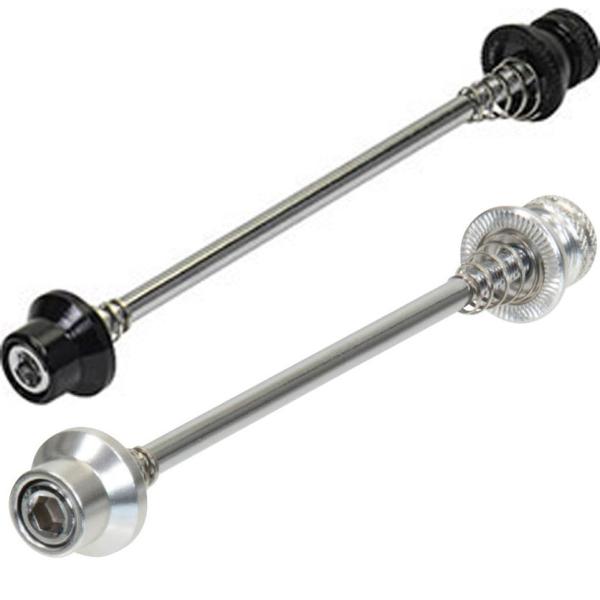 クイックレリーズを使用して車輪を付け外す機会が少ない方や、普段街乗りで駐車する機会が多い方などの盗難防止におすすめ！ 着脱するには、5mmのアーレンキーが必要です。 フロントエンド幅100mmのリムブレーキ仕様のバイクに。ディスクブレーキ車...