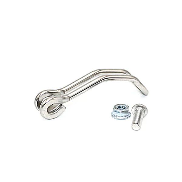 沖縄県への発送に送料無料は適用されません。購入金額に関わらず1,650円（税込）が通常送料に別途加算されます。  キーレイ センターフォークステー（新ステー） SS-01 シルバー 砲弾ライト(LM-001)、アイライト(LM-016)、バ...