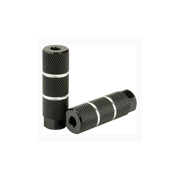 ※沖縄県への発送に送料無料は適用されません。購入金額に関わらず通常送料に別途加算されます。●直径25mm アルミフットペグ●アルミ●直径25 X 75mm●3/8インチ X 26tpi●重量(カタログ値)：162g/ペア※商品のカラーはディ...