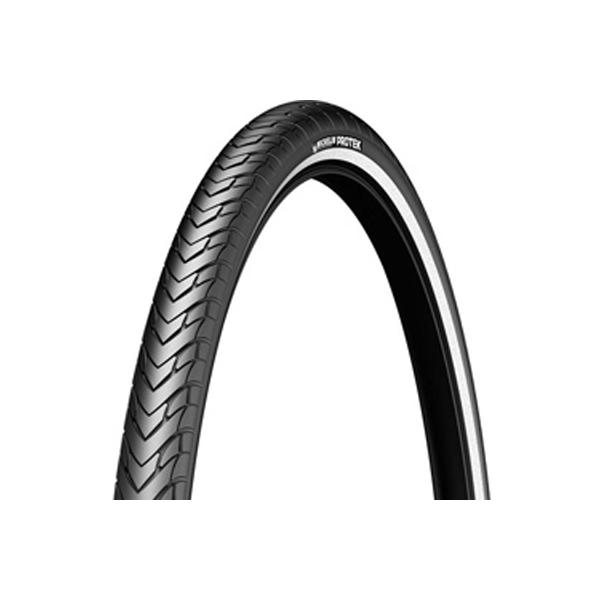 ※沖縄県への発送に送料無料は適用されません。購入金額に関わらず通常送料に別途加算されます。アスファルト路面での快適な走行と雨天時の確かなグリップを考慮したトレッドパターンのシティータイヤです。 接地面のトレッド下に1ｍｍのパンク防止層を配置...