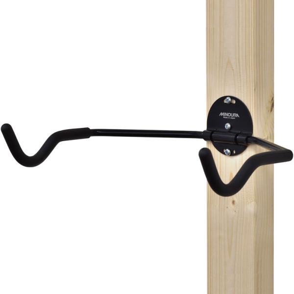 2×4材への装着を想定したアーム長なので、自転車を壁面に寄せることができます。 本品は、2×4材を使用して設置することを想定して設計されており、自転車を極力壁面に近づけてディスプレイすることができます。 接地面からクレードル中心まで約19c...