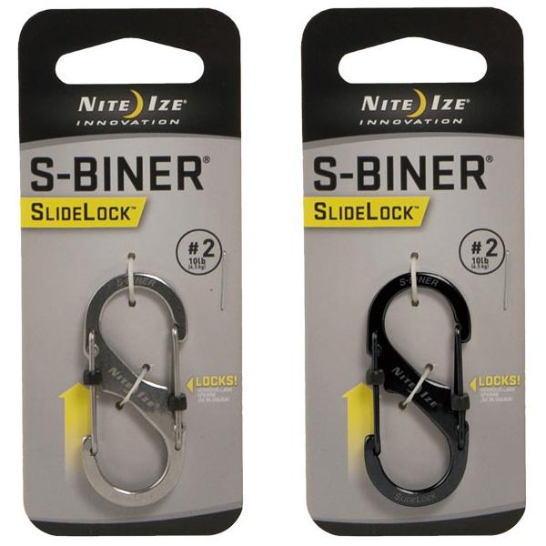 沖縄県への発送に送料無料は適用されません。購入金額に関わらず通常送料に別途加算されます。  エスビナーシリーズの開閉ロックが可能なカラビナです。 S字型のステンレスにカラビナ式のフックが2個ついていて、両側のチップをスライドさせるだけで簡単...