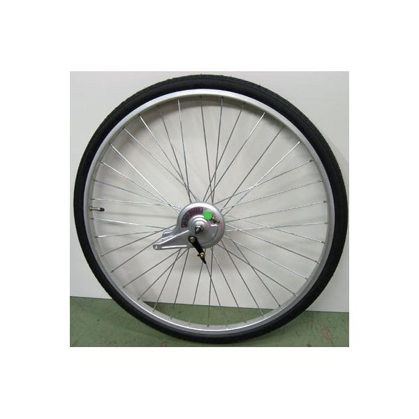 26インチ リアホイール アルミ 14Tギア サーボブレーキ付(07C) タイヤチューブセット 軽快車などの一般車用リアホイール。 タイヤ(26インチ×1-3/8)、チューブ付。 36H 14Tリアギア付属。※シングルギア用です。内装3段用...