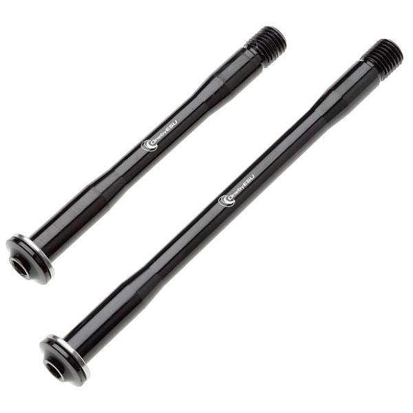 ※沖縄県への発送に送料無料は適用されません。購入金額に関わらず通常送料に別途加算されます。ワンバイエス スルーアクスル2 リア 「OBS-RBD1.25TH」フォークに標準装備。  シャフトには強靭な6066 アルミを使用し、中間域を無垢の...