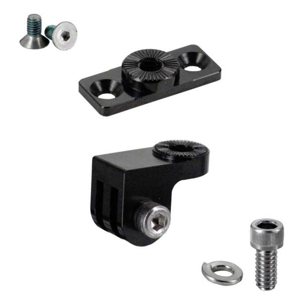 ※沖縄県への発送に送料無料は適用されません。購入金額に関わらず通常送料に別途加算されます。400規格のあるアルミ製のアウトフロントバイクマウントシリーズ。 材質：アルミ 重量：13g 、ネジ含む総重量：22g  規格：400→GP 付属品：...