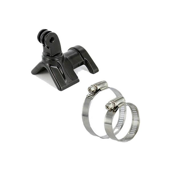 ※沖縄県への発送に送料無料は適用されません。購入金額に関わらず通常送料に別途加算されます。MTB系のダウンチューブ・フロントショック・バイクのフロントショックなど太めのバーなどにウェアラブルカメラが装着出来ます。  固定方法は付属のゴムラバ...