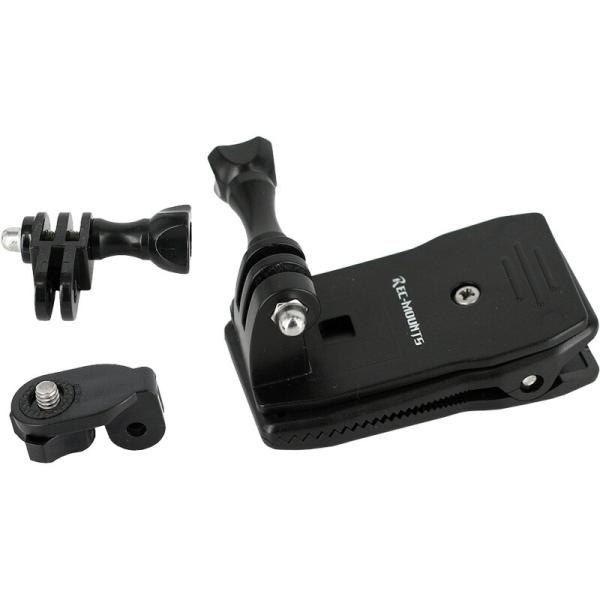 ※沖縄県への発送に送料無料は適用されません。購入金額に関わらず通常送料に別途加算されます。簡単・便利なクリップタイプのマウント。 360°回転式でベルトやリュックにはさんでカメラを装着出来ます。  大型強力クリップでガッチリ固定！ズレ防止用...