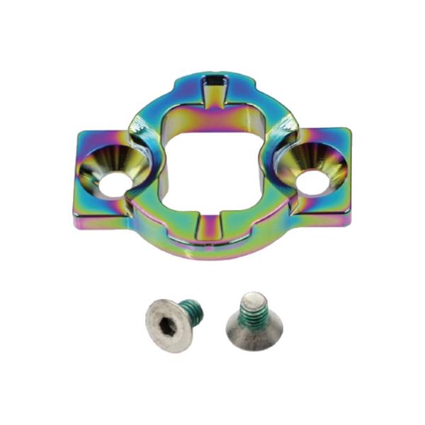 沖縄県への発送に送料無料は適用されません。購入金額に関わらず通常送料に別途加算されます。  見る角度によって色が違って見える特別な性質を持つ色オイルスリックカラー限定モデル。 原材料AL6061アルミCNC加工品を黒アルマイトではなくPVD...