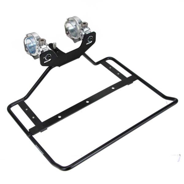 着脱簡単！グラベル、クロスバイク向けのコンパクトなフロントラック。 シングルスピードや内装変速付きの、街乗りコミューターバイクにも合いそう。 MINOURA、SMクランプを使用したハンドル取付式のフロントラック。 ステム下のノブボルトでラッ...