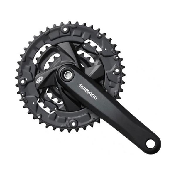 ※沖縄県への発送に送料無料は適用されません。購入金額に関わらず通常送料に別途加算されます。快適なロングライドのためのクランクセット■ハイパードライブでスムーズ、正確な変速■リア9スピード対応■カラー:ブラック【スピード】9S【BB】四角:L...