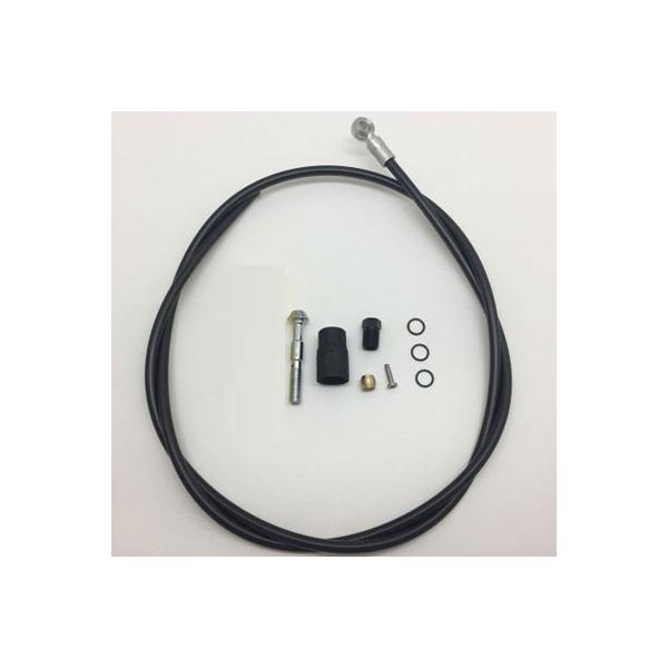 取り回しに合わせてちょうど良い寸法にカットできます。 BR-M987、M9000（マグネシウムボディ)対応 マグネシウムボディ以外のブレーキレバーやブレーキキャリパーにもご使用頂けます。 セット内容 ・SM-BH61：1セット ・バンジョー...