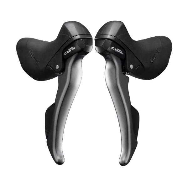 沖縄県への発送に送料無料は適用されません。購入金額に関わらず通常送料に別途加算されます。  クラリス ST-R2000 左右レバーセット 2×8段 デュアルコントロールレバー レバータイプ：デュアルコントロールレバー  対応スピード：フロン...