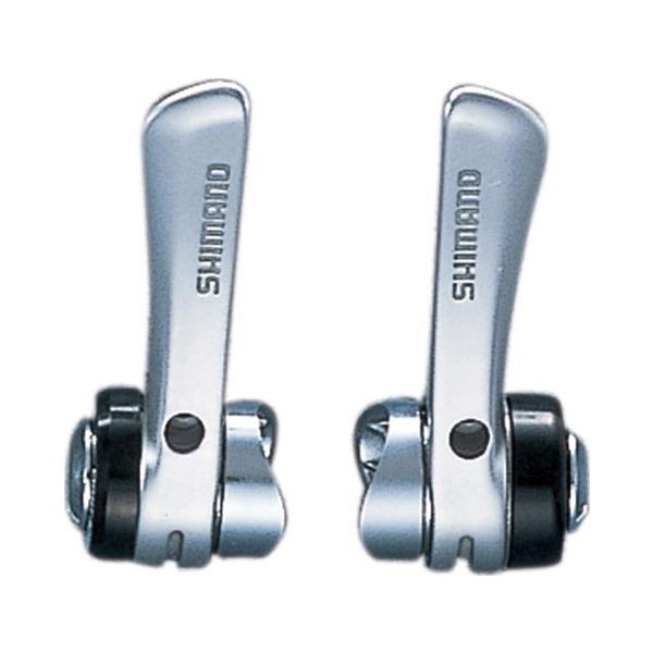 シマノ クラリス シフトレバー SL-R400 Wレバー クロモリ用 付属するアダプターは、クロモリフレーム等の丸いパイプに対応します。 フロント：ダブル/トリプル兼用設計 リア：8段対応 付属：シフトインナーケーブル 商品のカラー・サイズ...