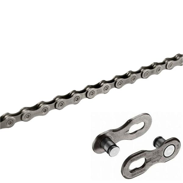 沖縄県への発送に送料無料は適用されません。購入金額に関わらず通常送料に別途加算されます。  スムーズで安定したパワー伝達と変速性能  インナープレートは超低摩擦表面処理のSIL-TEC  現行10スピードチェーンと同等の耐久性  スムーズで...