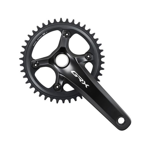 沖縄県への発送に送料無料は適用されません。購入金額に関わらず通常送料に別途加算されます。  GRX クランクセット FC-RX820-1 12スピード 40T 様々な地形でのライディングに最適なギアリング 10-45Tと10-51Tのカディ...