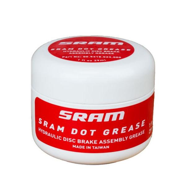 沖縄県への発送に送料無料は適用されません。購入金額に関わらず1,650円（税込）が通常送料に別途加算されます。  ミネラルオイルとDOTブレーキシステムの両方で機能するSRAM製の特殊なグリースです。 SRAMブレーキの取り付けを容易にする...