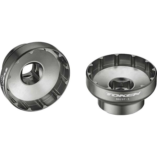 沖縄県への発送に送料無料は適用されません。購入金額に関わらず通常送料に別途加算されます。  TOKENボトムブラケット取付け工具です。 汎用工具のソケットレンチを使用します。  対応BB：BB29BSA(-TBT)、BB4229(-TBT)...