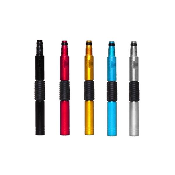 ※沖縄県への発送に送料無料は適用されません。購入金額に関わらず通常送料に別途加算されます。ラバー付きバルブエクステンダー アルミ製 中継ぎタイプ バルブとホイールが振動して反響するのを防ぐラバー付きです。  ※バルブ長はねじ部分を含みません...