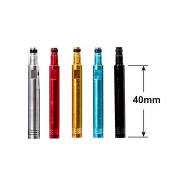 ※沖縄県への発送に送料無料は適用されません。購入金額に関わらず通常送料に別途加算されます。中継ぎ タイプ(アルミ) バルブエクステンダー ※バルブ長はねじ部分を含みません  ※写真のシーリングテープは付属しておりません。 もし、空気が漏れる...