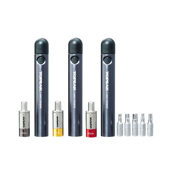 ※沖縄県への発送に送料無料は適用されません。購入金額に関わらず通常送料に別途加算されます。締め過ぎを防ぐ必需工具、持ち運びに便利なスリムボディのポータブルトルクレンチ 本体にトルクビットを取り付け、ビットを差し替えて使用するコンパクトな単能...