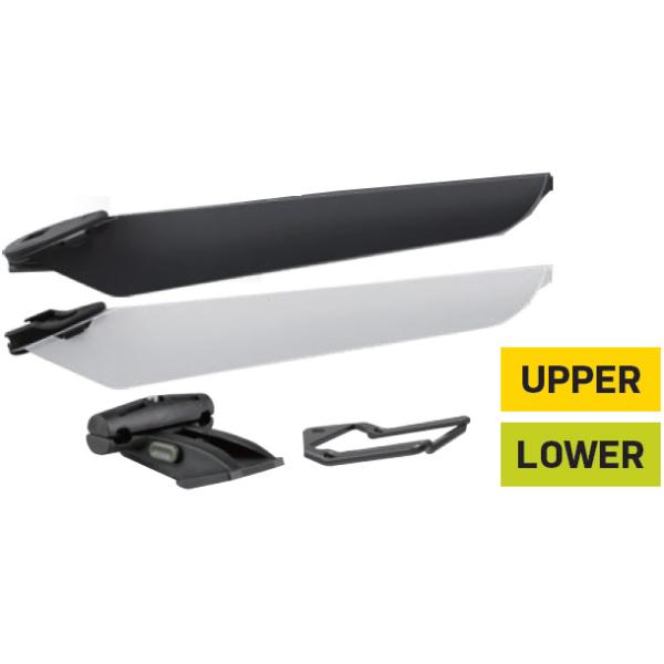 沖縄県への発送に送料無料は適用されません。購入金額に関わらず通常送料に別途加算されます。  上部取付用ブラケット、下部取付用ブラケット、デュオフィクサー、ジンク アロイ ストラップ マウントを同梱したデラックスセット、「フラッシュフェンダー...