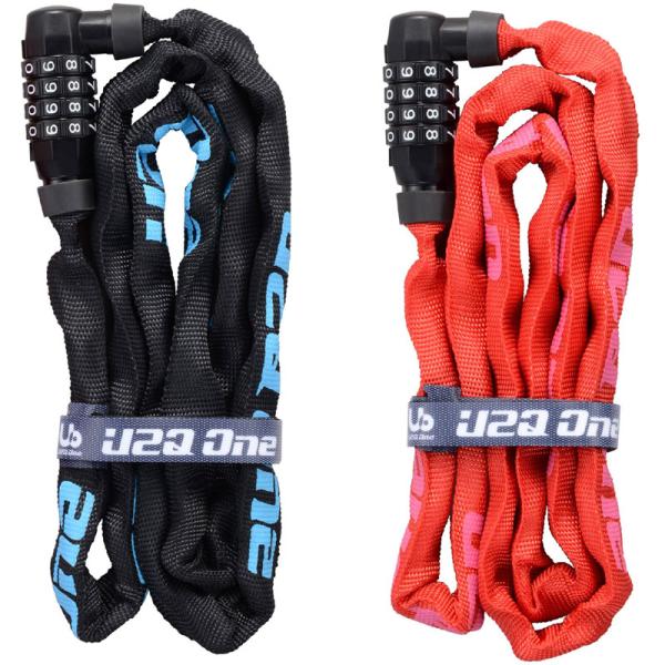 ※沖縄県への発送に送料無料は適用されません。購入金額に関わらず通常送料に別途加算されます。U2Q One ロックシリーズ 123-CH（4桁ダイヤル)  チェーン4mm×120cm  4桁ダイヤル錠  番号マイセット可能  焼入れスチールチ...