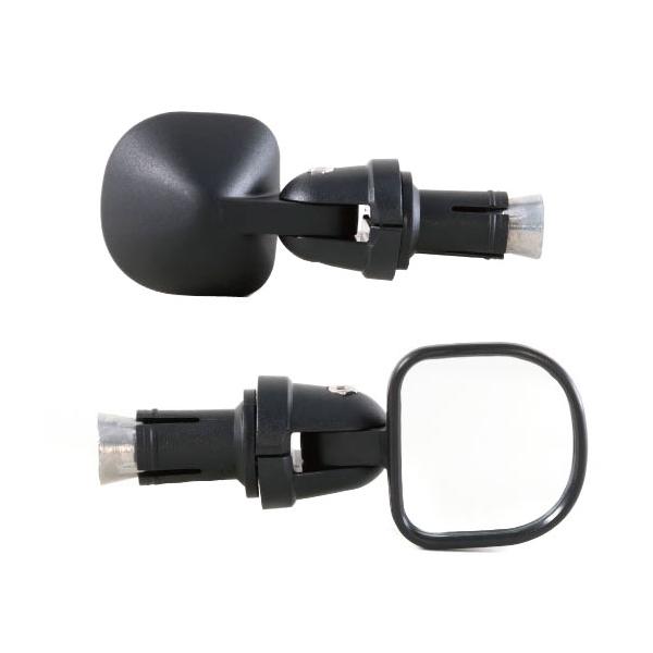 オートバイ用ミラーでも使用している高品質ミラーを使用し更にR800曲率鏡採用で歪みが少ないクリアーかつワイドな視界を確保 ボールジョイントで取り付け角度が自由自在。折りたたんでおくことも可能で自転車の収納時に便利 安全な飛散防止処理。鏡の裏...