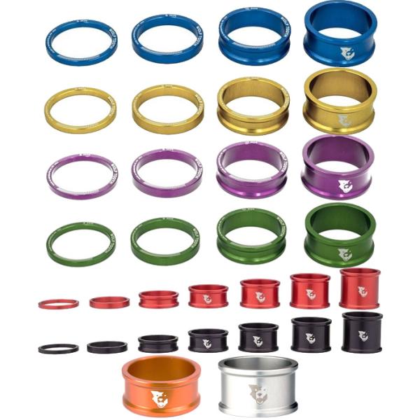 沖縄県への発送に送料無料は適用されません。購入金額に関わらず通常送料に別途加算されます。  Headset Spacer 材質：6061-T6 aluminum  重量：7g（15mm）、5ｇ（10mm）、3g（5mm）、2g（3mm）  ...