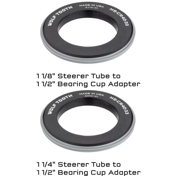 沖縄県への発送に送料無料は適用されません。購入金額に関わらず通常送料に別途加算されます。  1_1/2インチのステアラーチューブ用に設計されたヘッドセットで、1_1/8インチまたは1_1/4インチのステアラーチューブ直径のフォークを使用でき...