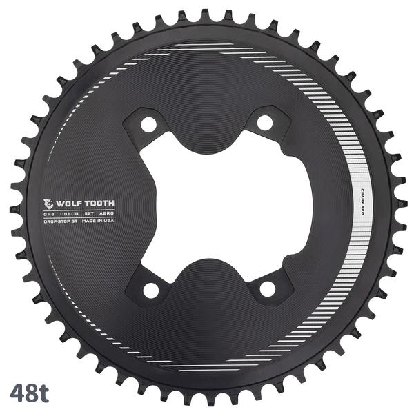シマノGRXクランク用です。 レース用に設計され、速度を追求する際に各ディテールを最適化したい方々のために、Wolf Tooth Aero Chainringsは強力で軽量、そしてクランクセットと完璧に組み合わせるようにプロファイル化されて...