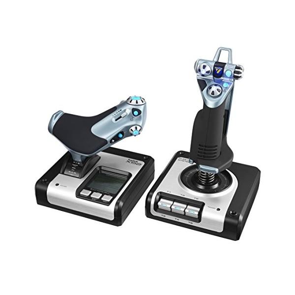 【商品名】Logitech G Saitek X52 フライト・コントロール・システム  【カテゴリー】パソコン・周辺機器:キーボード・マウス・入力機器