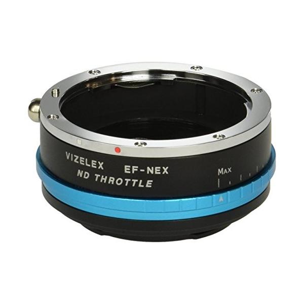 【商品名】Vizelex ND Throttle Lens Adapter from Fotodiox Pro- EOS EF/EF-s Lens to Sony E-Mount w/Built-In Variable ND Filter ...