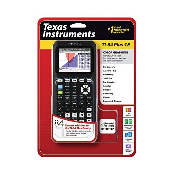【商品名】Texas Instruments TI-84 Plus CE グラフ電卓 ブラック  【カテゴリー】家電・カメラ:オフィス機器