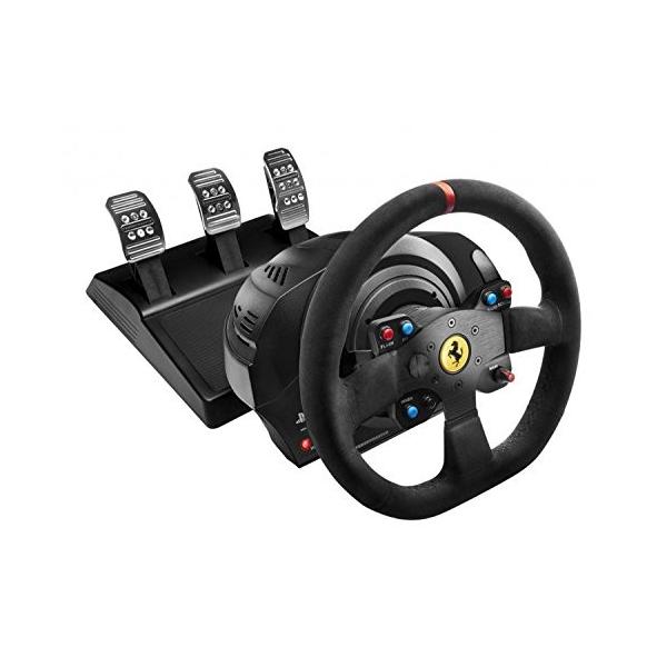 【商品名】Thrustmaster T300 Ferrari Integral Racing Wheel Alcantara Edition レーシング ホイール  【カテゴリー】パソコン・周辺機器:キーボード・マウス・入力機器