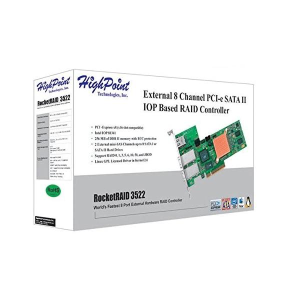 【商品名】HIGHPOINT RocketRAID 3522  【カテゴリー】パソコン・周辺機器:PCパーツ