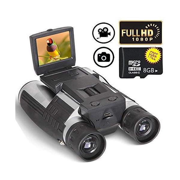 【商品名】2 LCD Display Digital Binoculars Camera Telescope 12x32 5MP Video Photo Recorder with Free 8GB Mic 【カテゴリー】家電・カメラ:カメラ