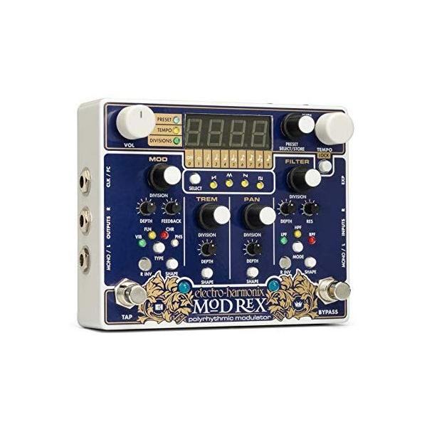 【商品名】Electro Harmonix エフェクターMod Rex Polyrhythmic Modulator  【カテゴリー】楽器:ギター