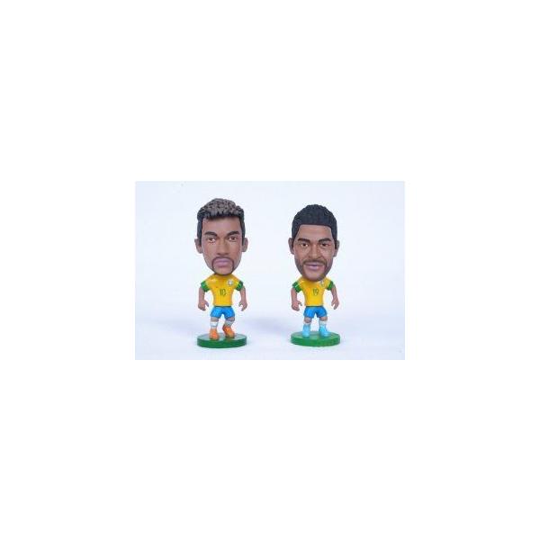 【商品名】2012-2013 Brazil Football Team Givanildo Vieira De Souza and Neymar Da Silva Santos Junior 2 Set o【カテゴリー】フィギュア